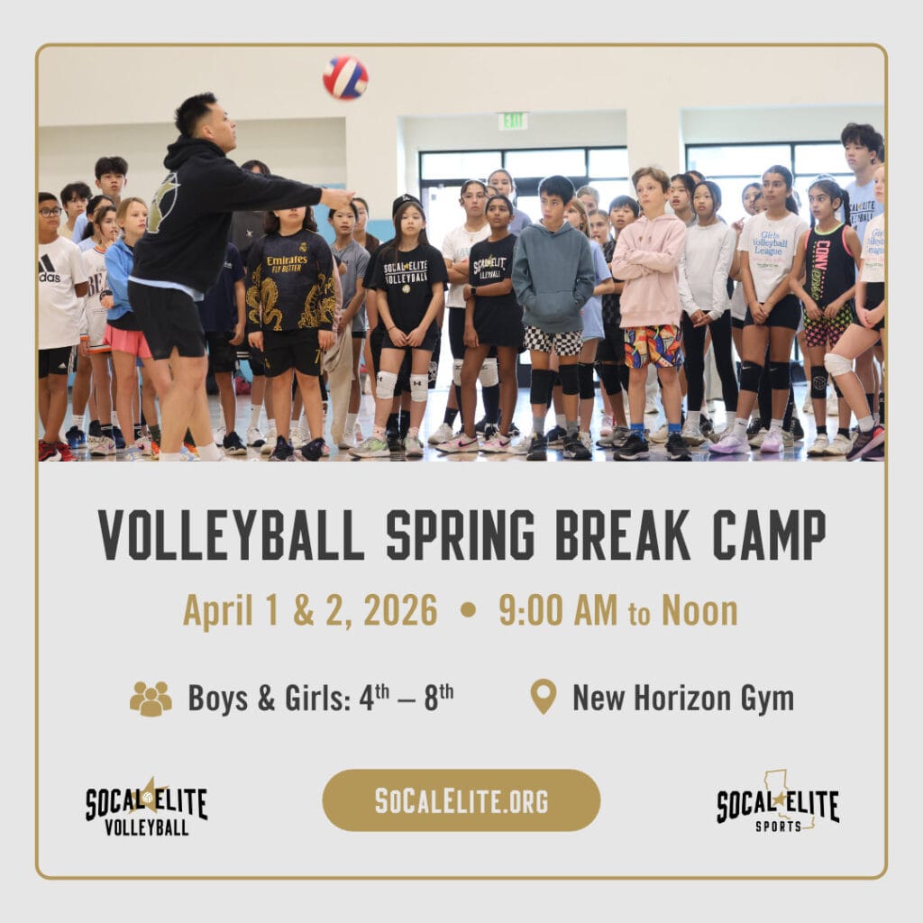 Register - Volleyball Spring Break Camp - SoCal Elite Sports